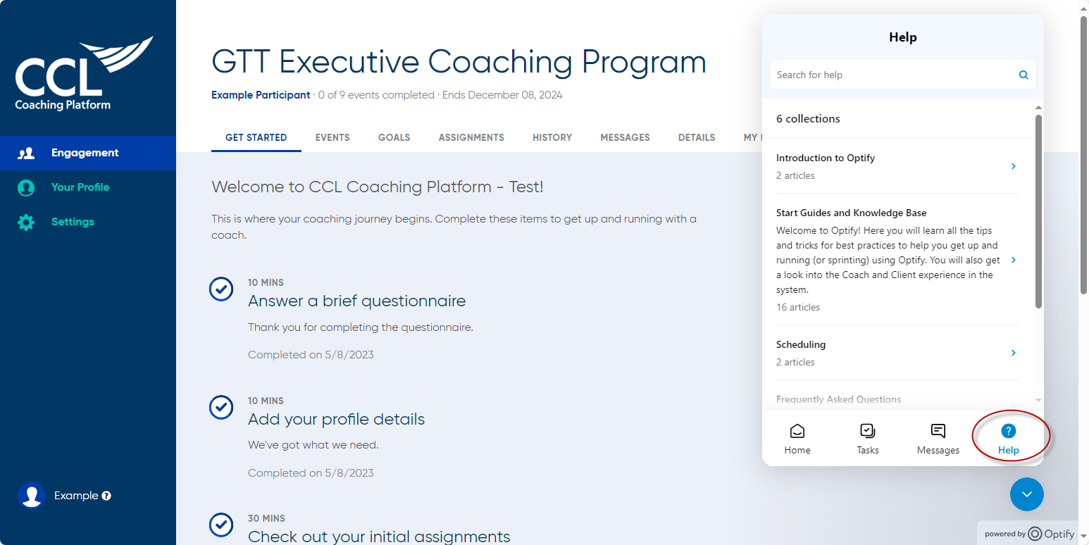 How to Get Help on the Coaching Platform – CCL Resources
