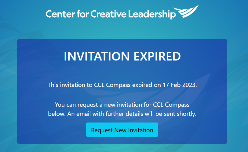 Invitation Expired – CCL Resources